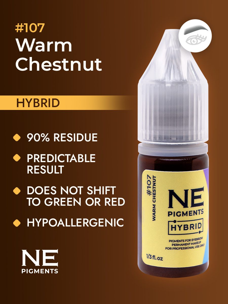 Eyebrow pigment "Chestnut Warm" #107 -10 ml - Victor Brows